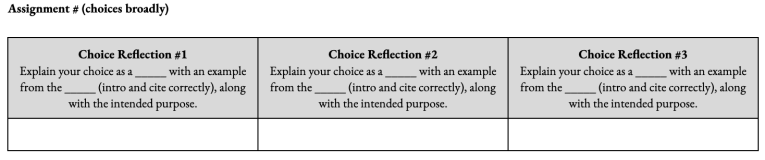 “Explain Your Choice”: Metacognition as a form of reflection with ...